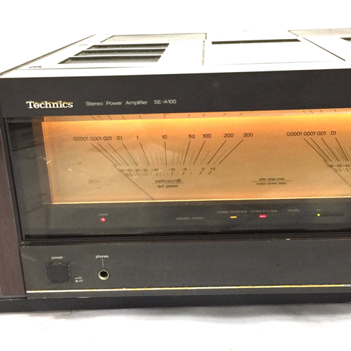 Yahoo!オークション - Technics テクニクス SE-A100 ステレオパワーア...