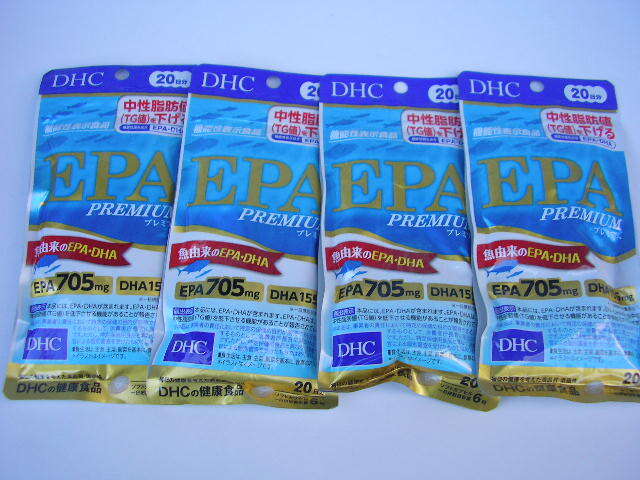 Yahoo!オークション - 新品・DHC EPA プレミアム 20日分 4袋