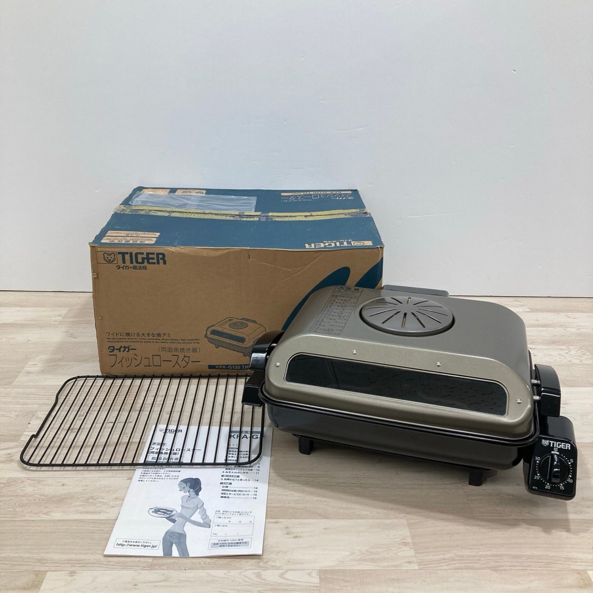 Yahoo!オークション - タイガー KFA-G フィッシュロースター 両面魚焼...