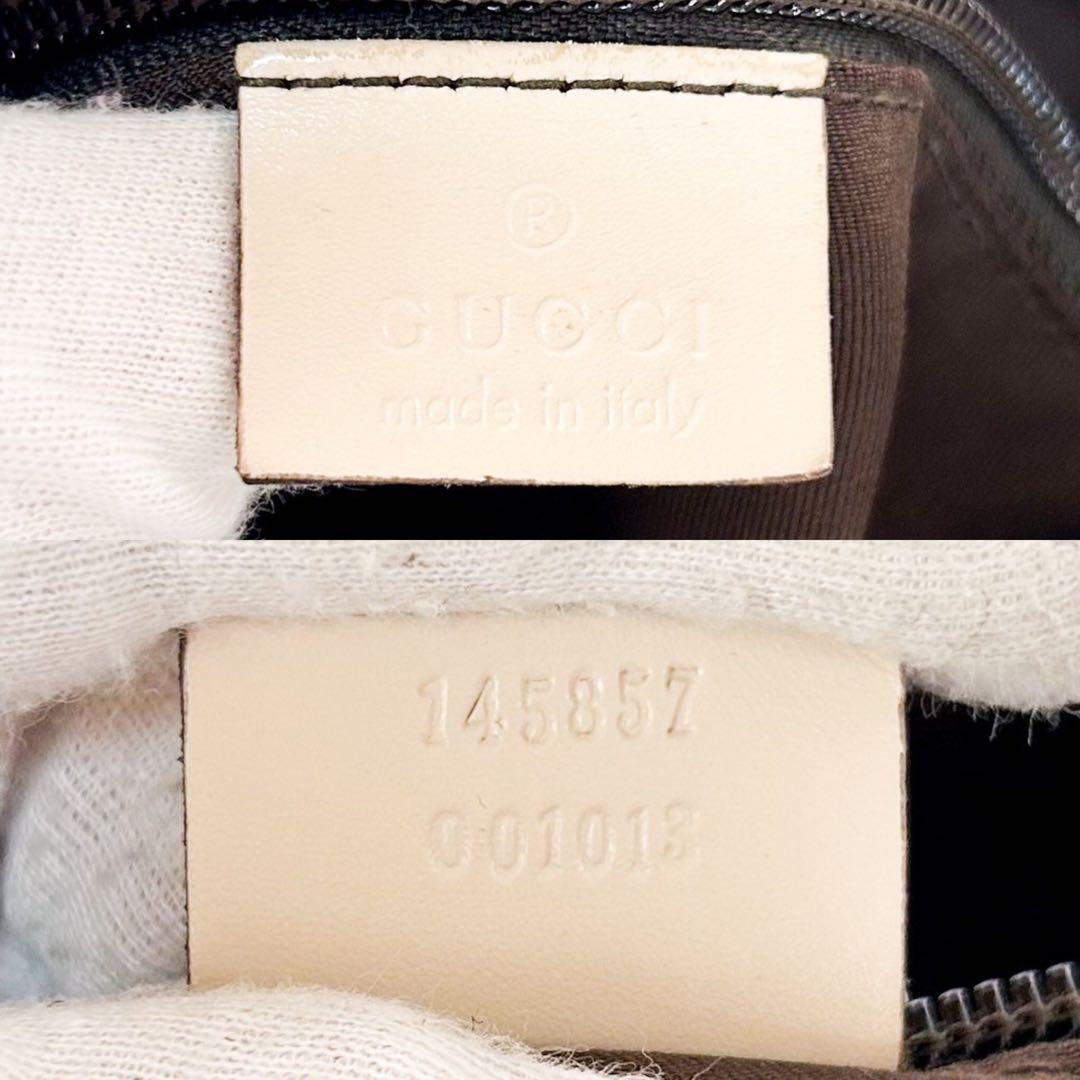 Yahoo!オークション - GUCCI グッチ GGキャンバス ショルダーバッグ メ...