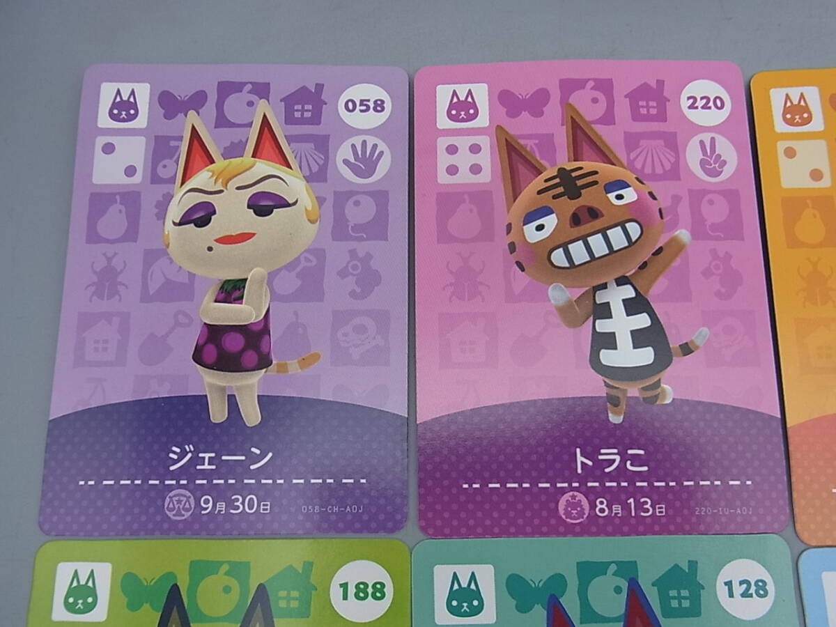 Yahoo!オークション - C54-6/どうぶつの森 amiiboカード ネコ 16枚 猫 ...