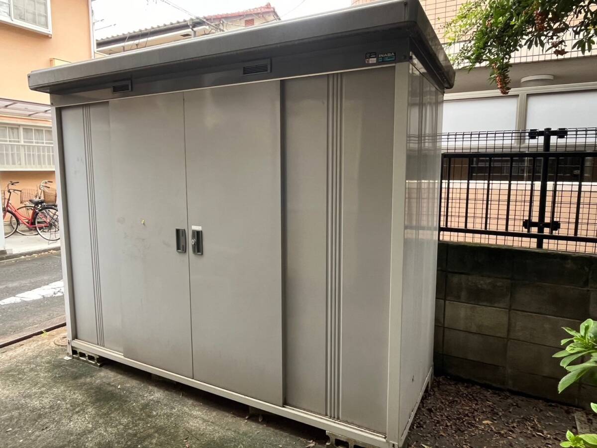 Yahoo!オークション - 分解済み イナバ物置 MBW-26 ベイシー W2740×D1...