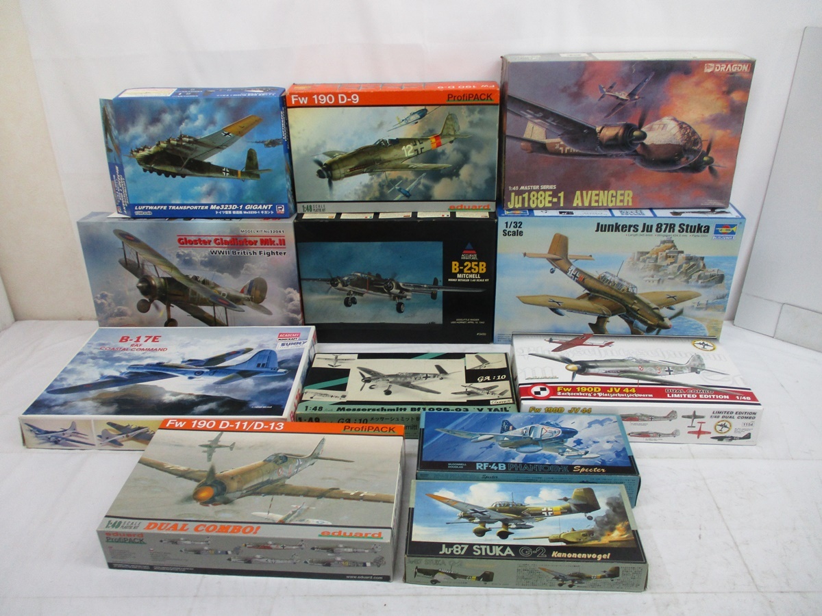 151Y 未組立多数 戦闘機 プラモデル 大量 グロスター グラディエーター ユンカース メッサーシュミット エデュアルド トランペッター他(軍用機)｜売買されたオークション情報、yahooの ...