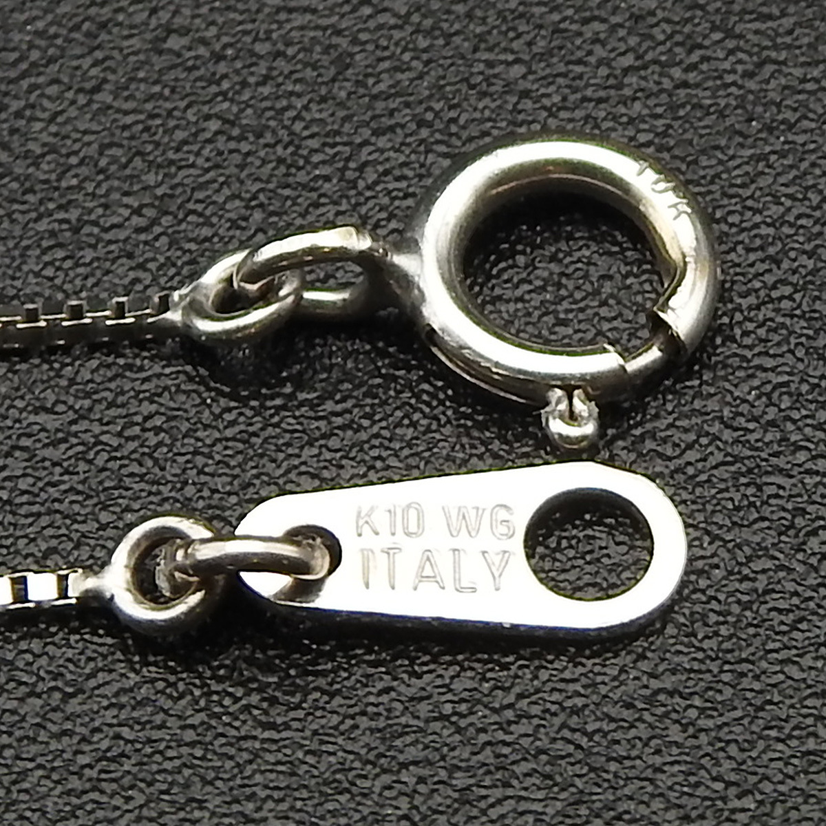 Yahoo!オークション - ダイヤモンド ネックレス K10WG（10金 ホワイト...