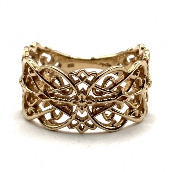 Yahoo!オークション - アガット agete リング 11 号 - K10PG 美品 アク...