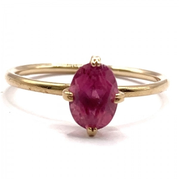 Yahoo!オークション - アガット agete リング 11 号 - K10YG×ピンク ...