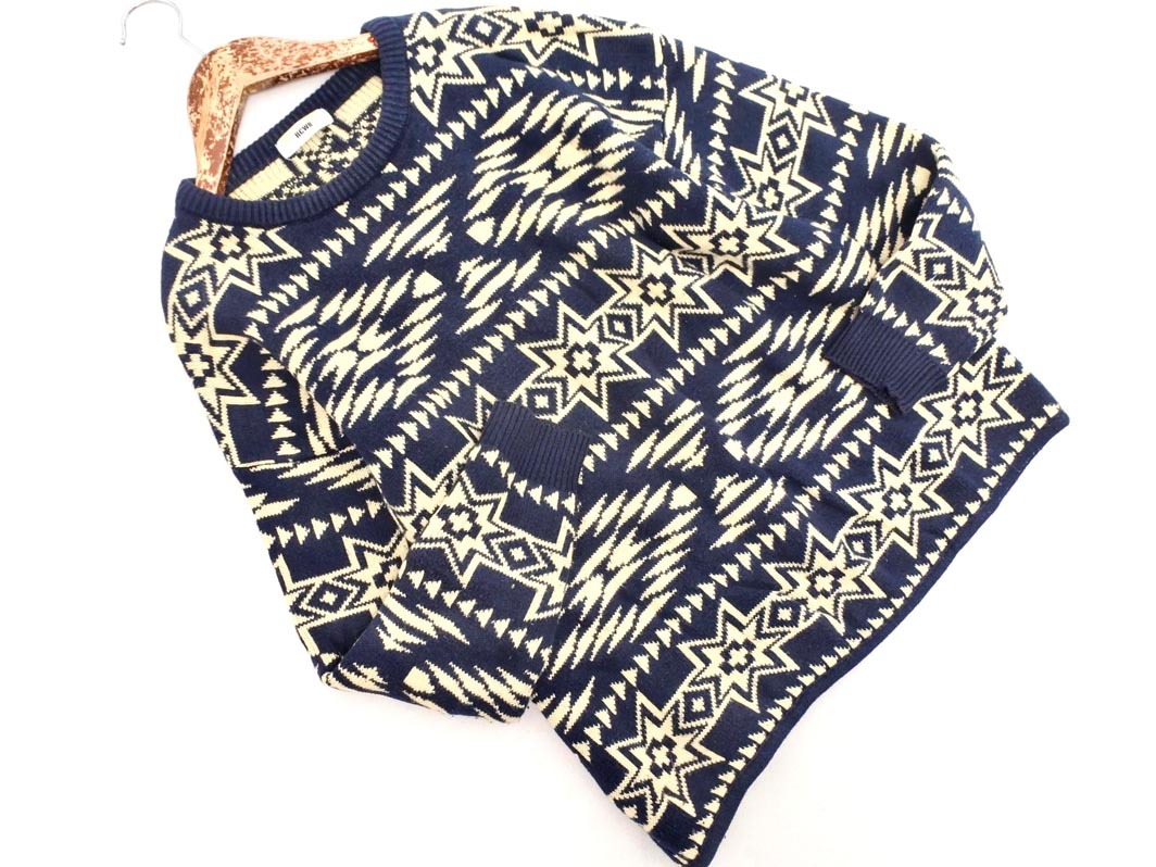 Yahoo!オークション - RCWB ロデオクラウンズワイドボール 総柄 ニット...