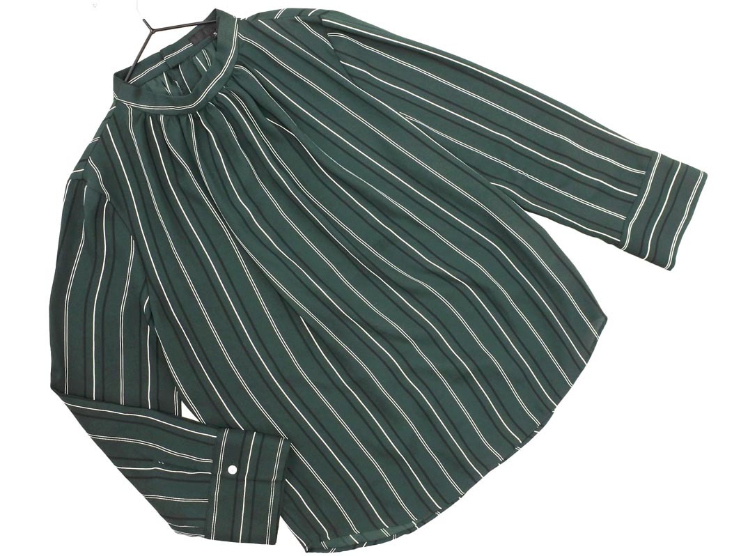 Yahoo!オークション - ネコポスOK iCB アイシービー ストライプ ブラウ...