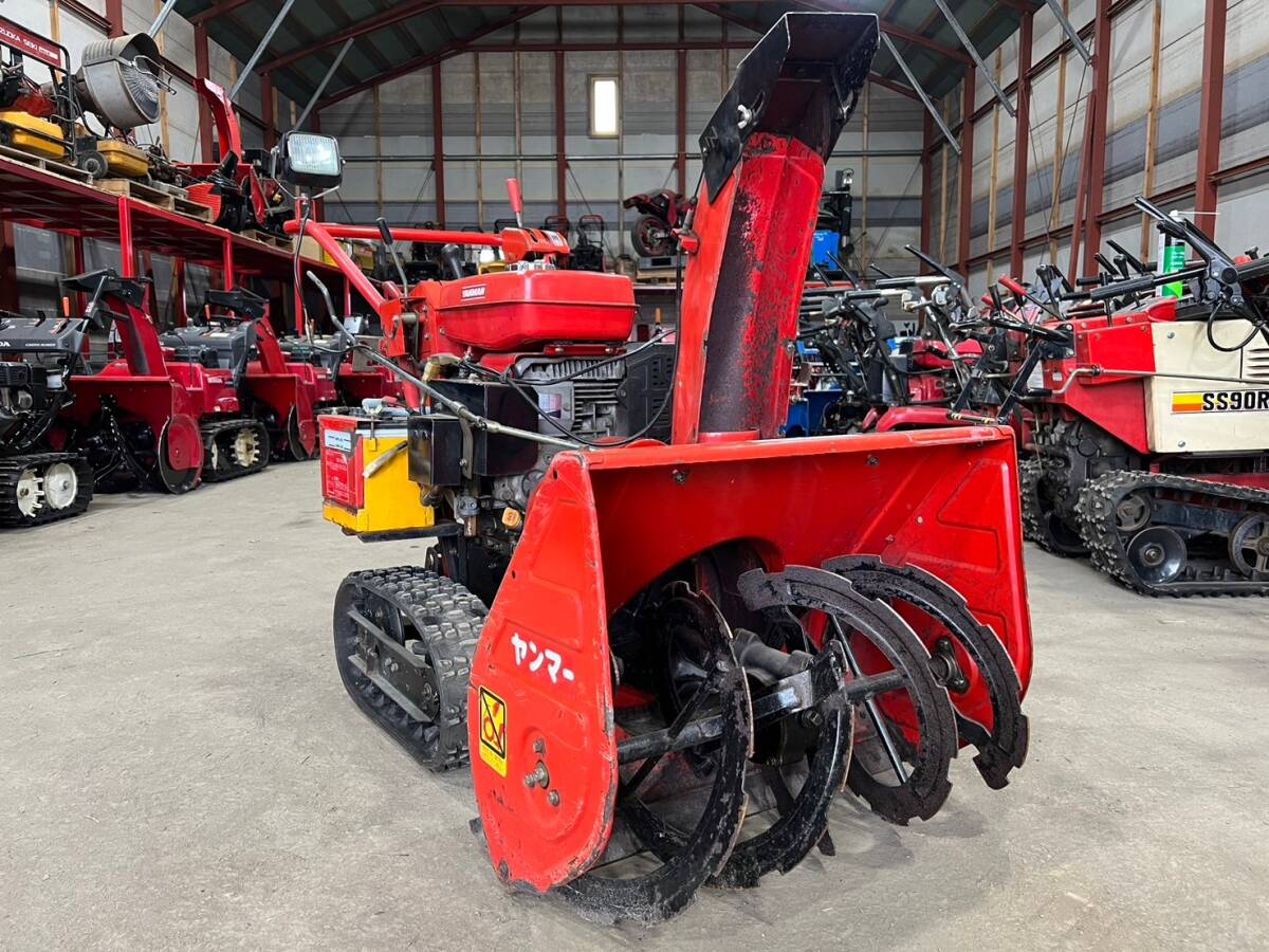 Yahoo!オークション - 除雪機 YANMAR/ヤンマー YSR80X ガソリン 小型 ...