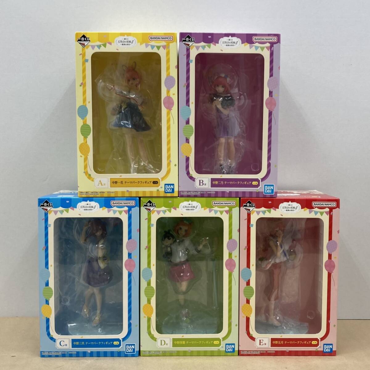 Yahoo!オークション - K549 未開封 BANDAI 一番くじ 五等分の花嫁∬ ...