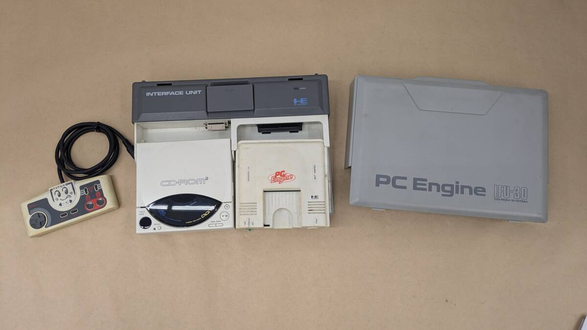 Yahoo!オークション - D252/動作難ありジャンク PCエンジン CD-ROM2 ...