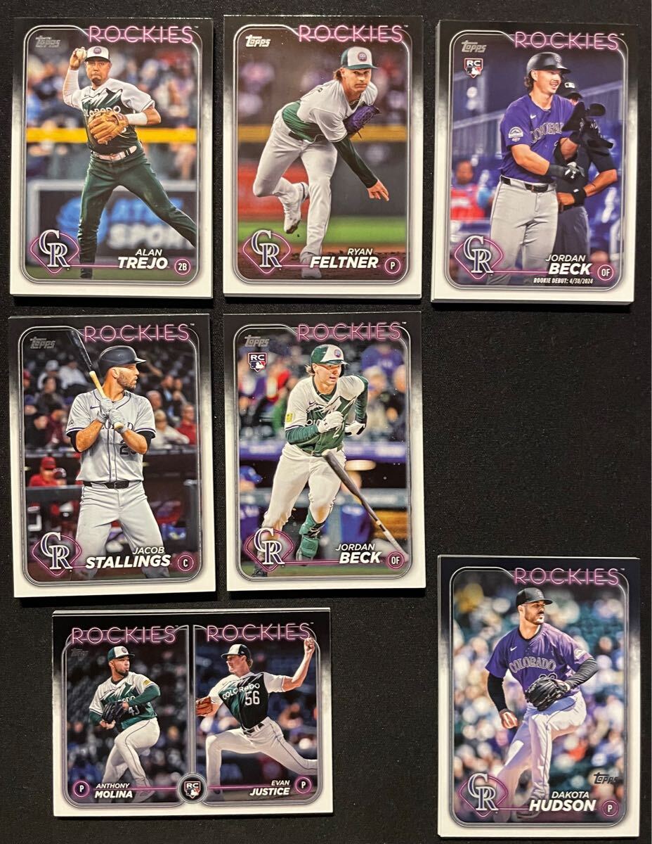 Yahoo!オークション - 2024 Topps Update Baseball Rockies ロッキーズ...