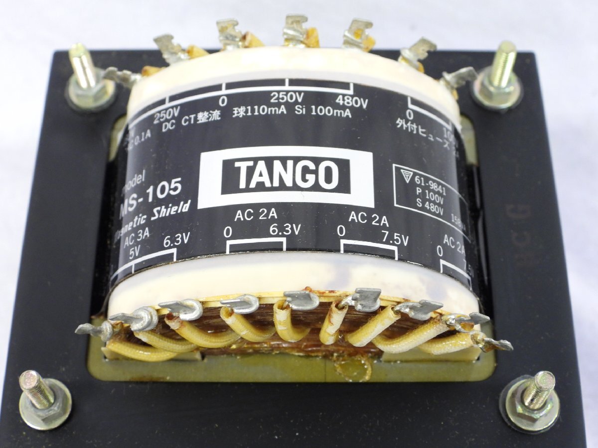 Yahoo!オークション - TANGO タンゴ MS-105 オーディオトランス 現状...