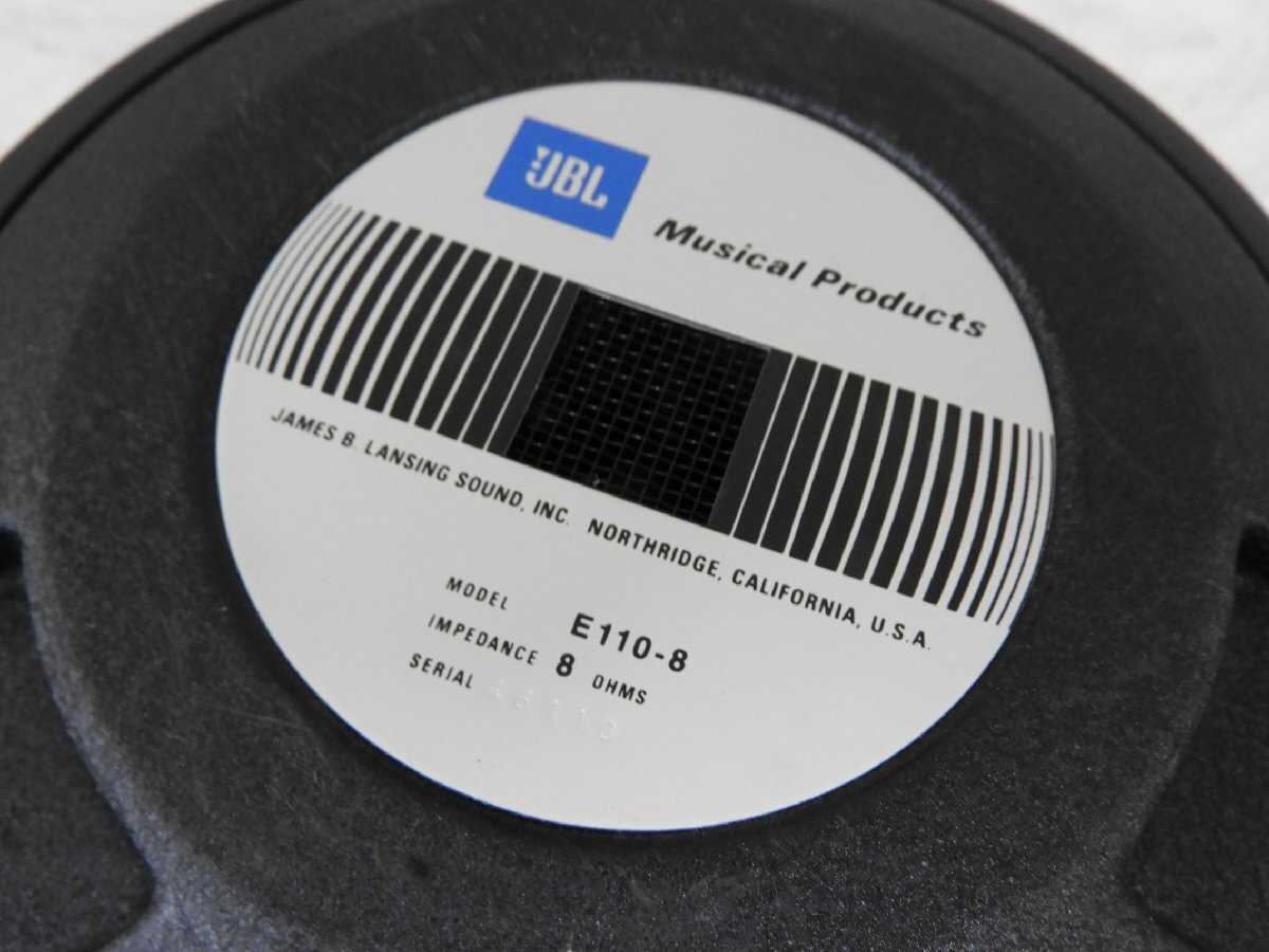 Yahoo!オークション - JBL ジェービーエル E110-8 スピーカーユニット...