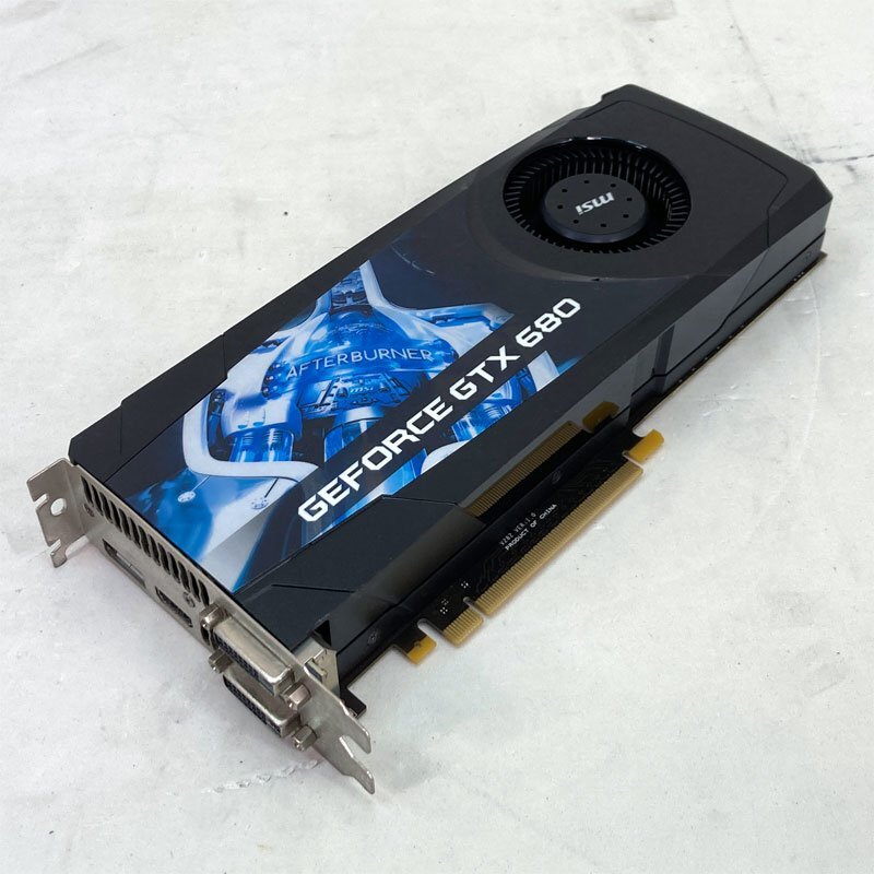 グラフィックカード 表示確認済 Vista Win11 LINUX MSI NVIDIA GeForce GTX 680 GDDR5 2048MB 256bit DVI/HDMI/DP ...