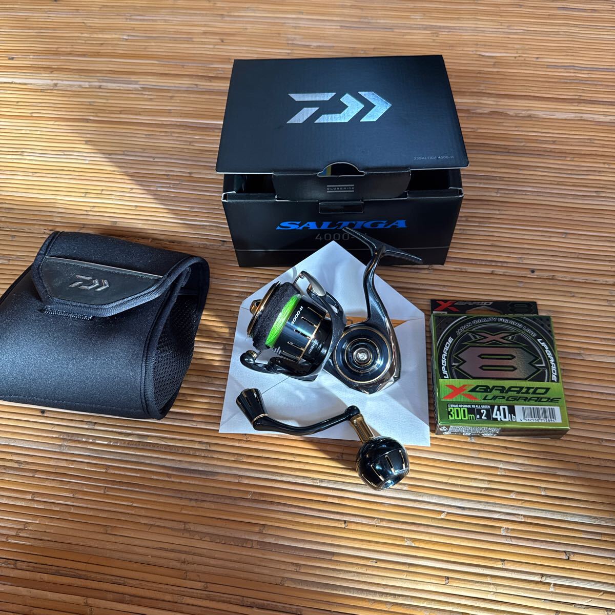 Yahoo!オークション - 未使用品 23ソルティガ 4000-H PE2号付き