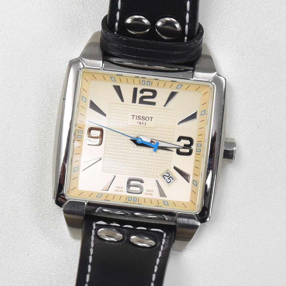 Yahoo!オークション - 1円 可動品 腕時計 ティソ TISSOT T005.510A ク...