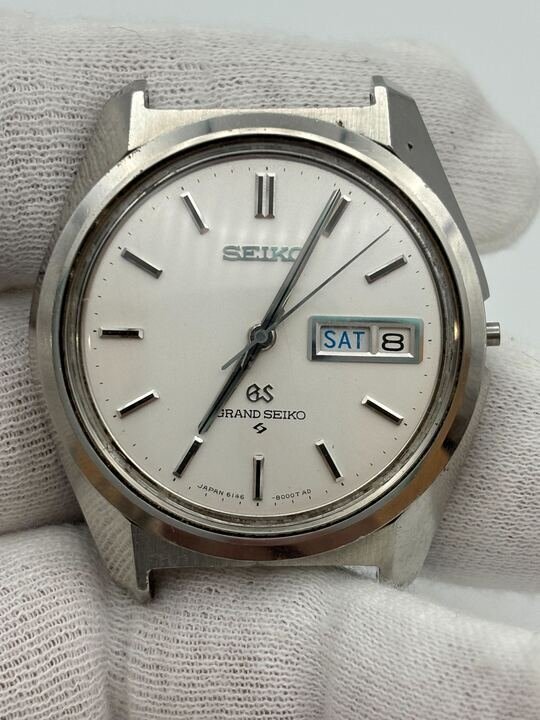1円 可動 腕時計 SEIKO セイコー GS グランドセイコー 6146-8000 機械式 自動巻き メンズ シルバー系 同梱不可(グランドセイコー)｜売買されたオークション情報、yahoo ...