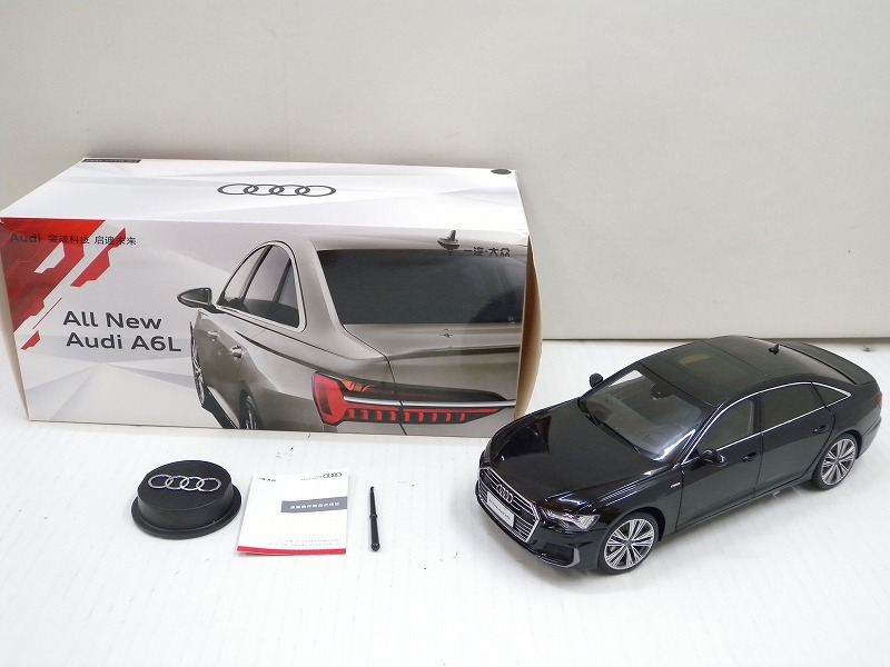 Yahoo!オークション - HK1751 アウディ特注 1/18 アウディ A6L ブラッ...
