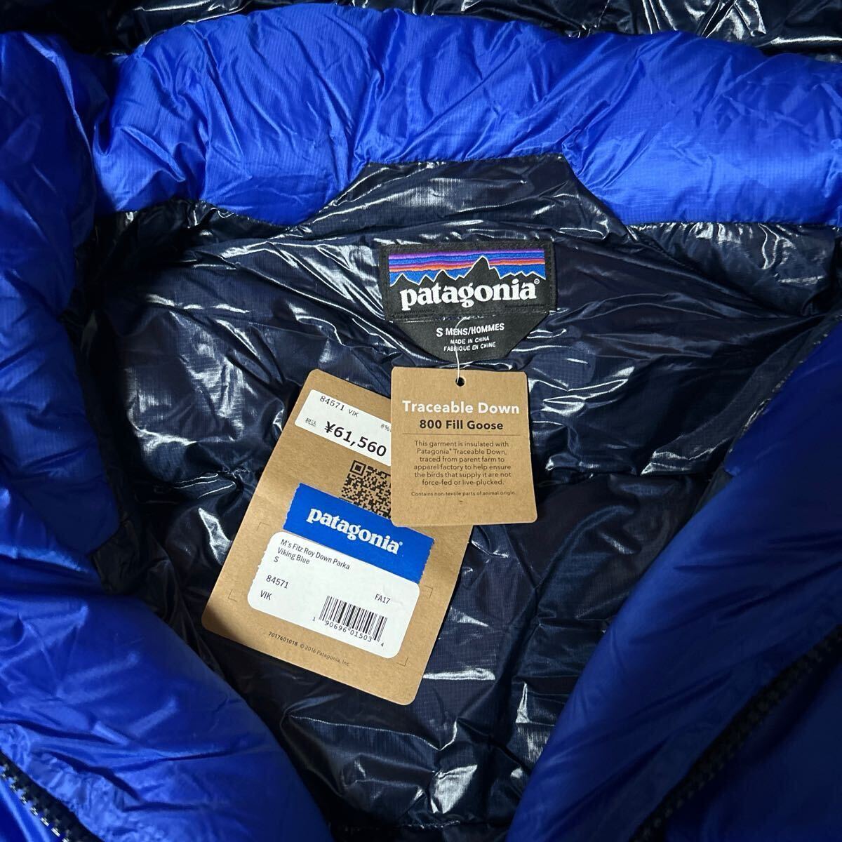 パタゴニア フィッツロイ ダウンパーカ 新品 Sサイズ patagonia パタゴニア フィッツロイ ダウンパーカ 新品 Sサイズ patagonia