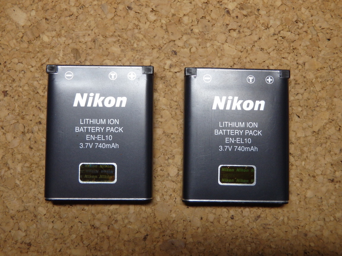 Yahoo!オークション - Nikon EN-EL10×2セット 管理番号 B411008