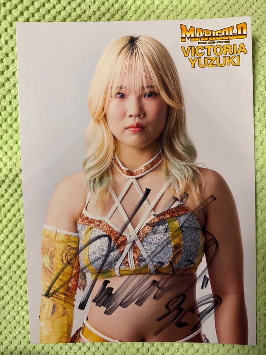 Yahoo!オークション - 女子プロレス マリーゴールド MARIGOLD 直筆サイ...