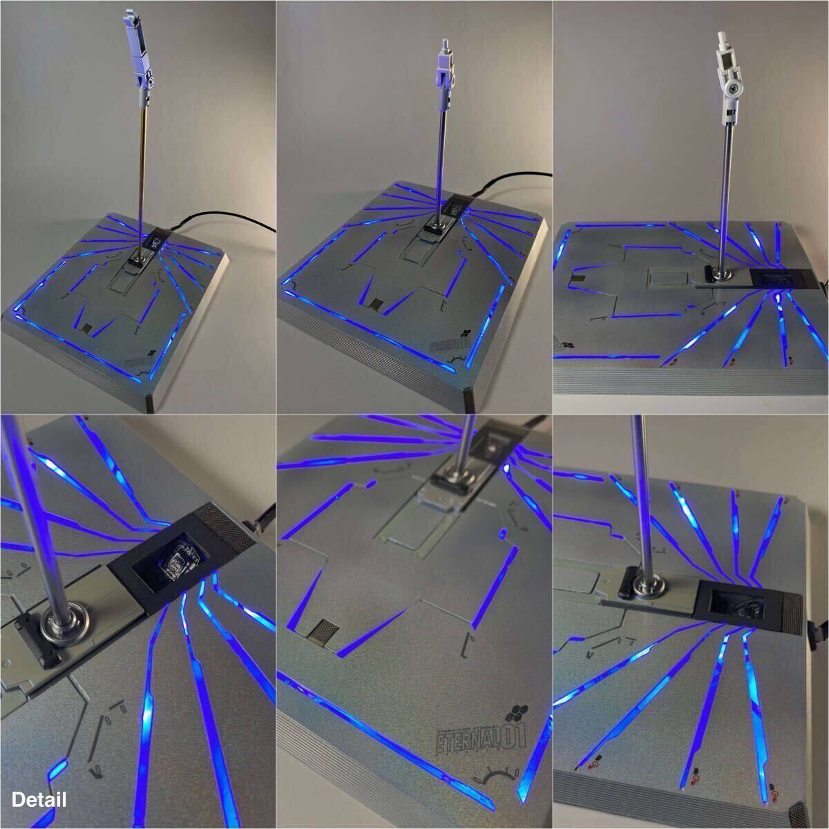 Yahoo!オークション - オリジナル USB LED LIGHT アクションベース デ...