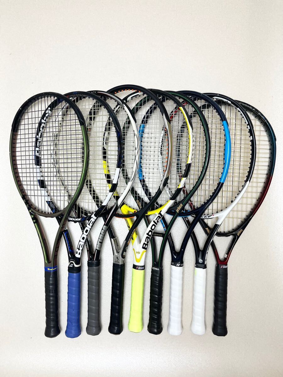 硬式テニスラケット9本セットNO1(その他)｜売買されたオークション情報、yahooの商品情報をアーカイブ公開 - オークファン（aucfan.com）