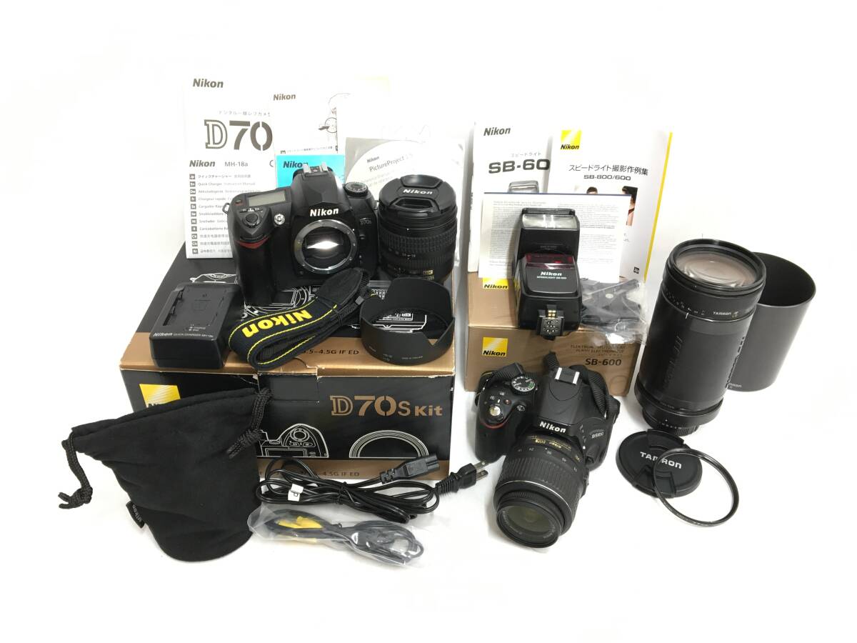Yahoo!オークション - Nikon デジタル一眼 まとめ D70s Kit + D5100