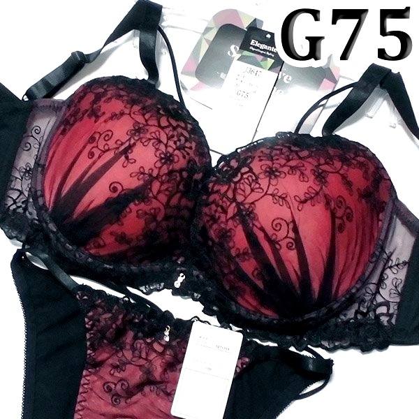 Yahoo!オークション - [匿名]83[G75＆]魅惑的な胸紐付きブラ＆腰紐付...