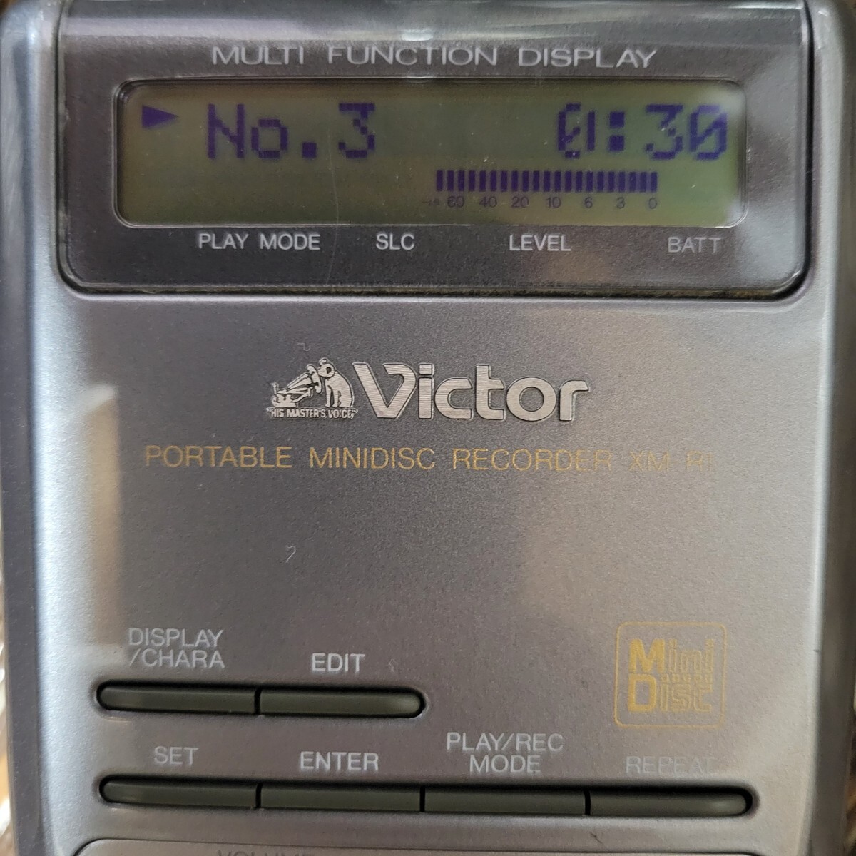 Yahoo!オークション - Victor XM-R1 PORTABLE MINIDISC RECORDER ビク...