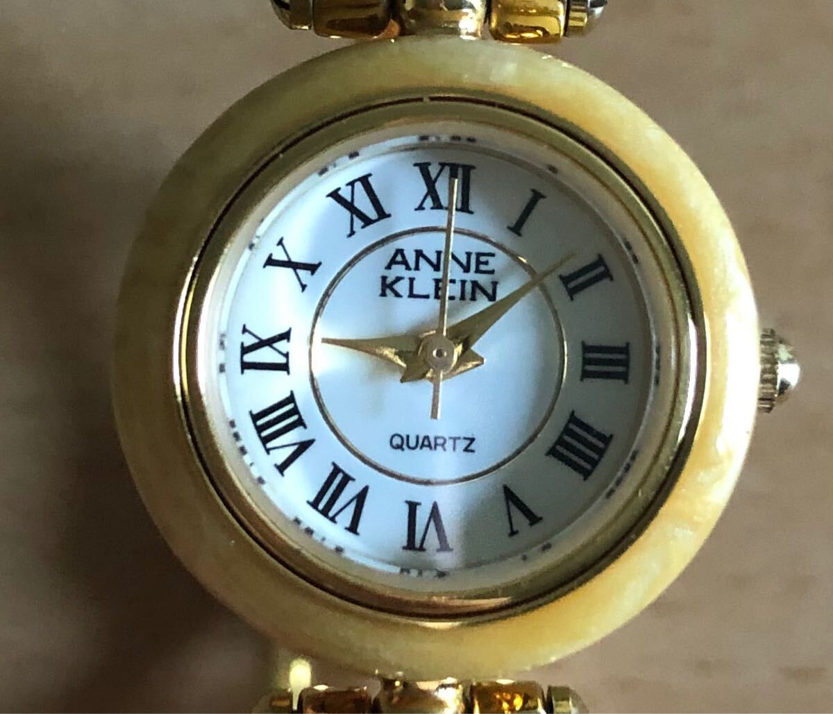 Yahoo!オークション - 585-0319 ANNE KLEIN アンクライン レディース腕...