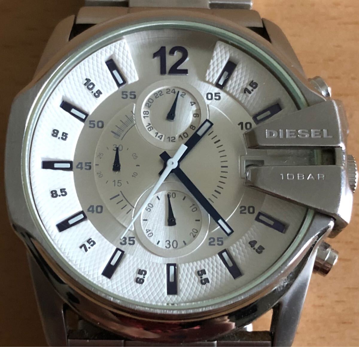 Yahoo!オークション - 594-0497 DIESEL ディーゼル メンズ腕時計 金属...