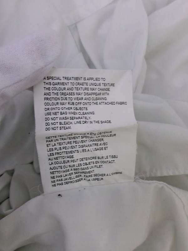 Yahoo!オークション - COMME des GARCONS コムデギャルソン 長袖丸襟シ...