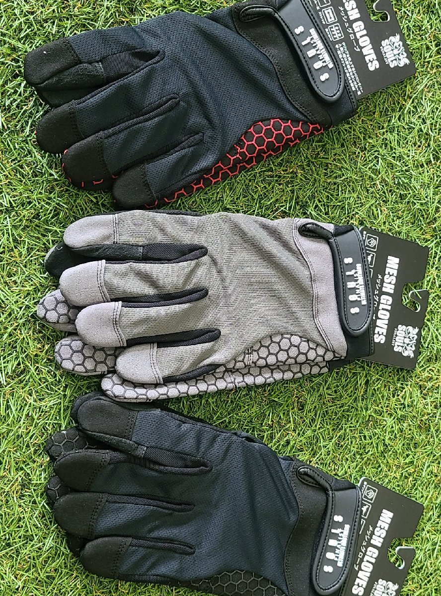 Yahoo!オークション - SOULS メッシュグローブ ＜レッド LLsize＞