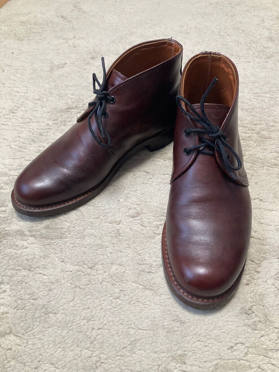 US 8D /26㎝ RED WING レッドウィング チャッカブーツ 9017 BECKMAN CHUKKA ベックマン ショートブーツ レザー デザートブーツ ブラウン(8インチ)｜売買さ ...