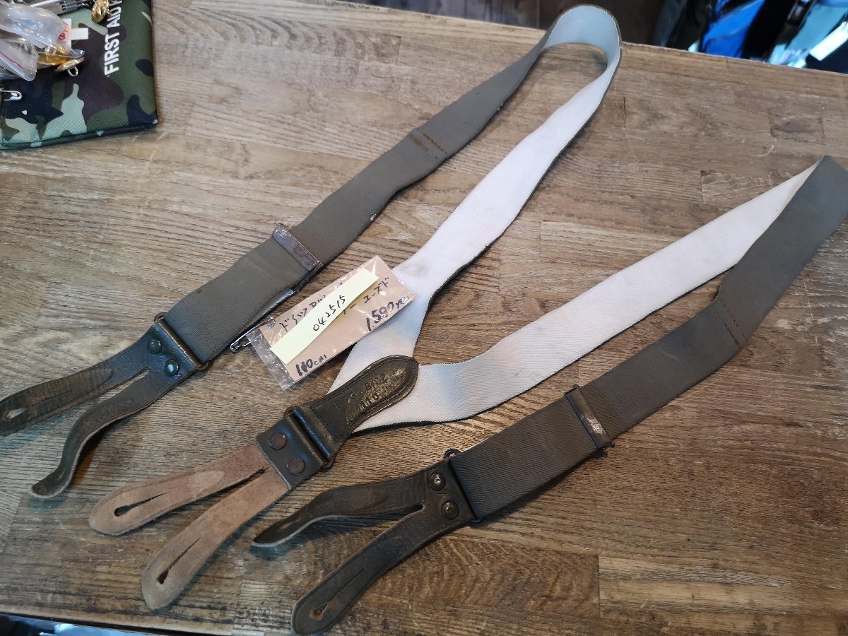 Yahoo!オークション - ドイツBW放出品 ODサスペンダー 110 042515