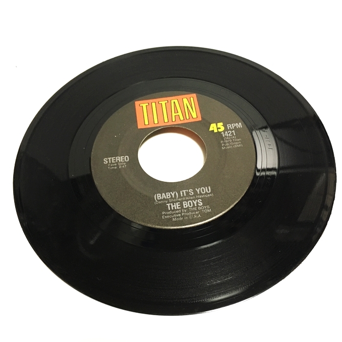 Yahoo!オークション - 【 7inc 】The Boys (Baby) It's You / 美メロ P...