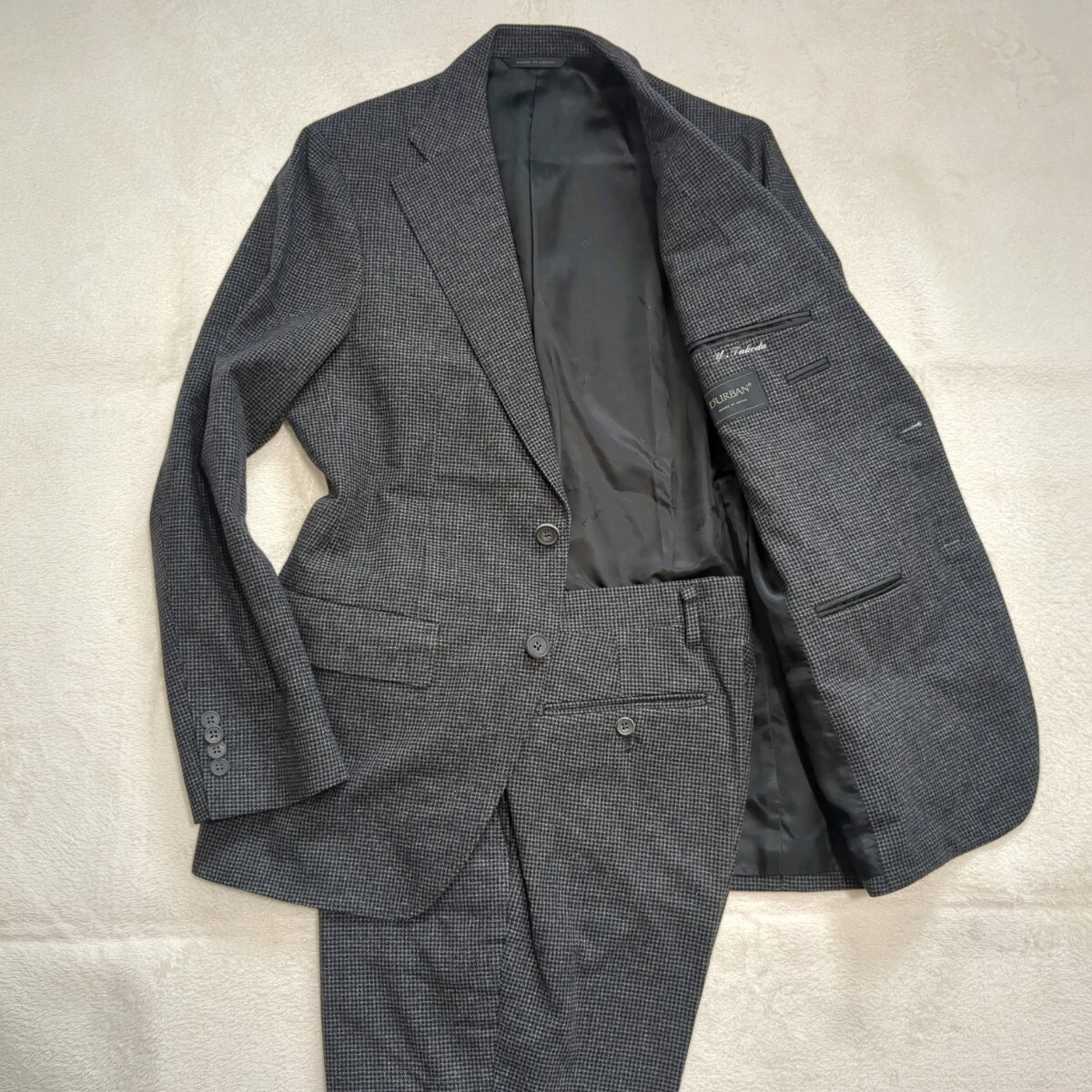 Yahoo!オークション - 美品 ダーバン スーツセットアップ 高級生地 ZEA...