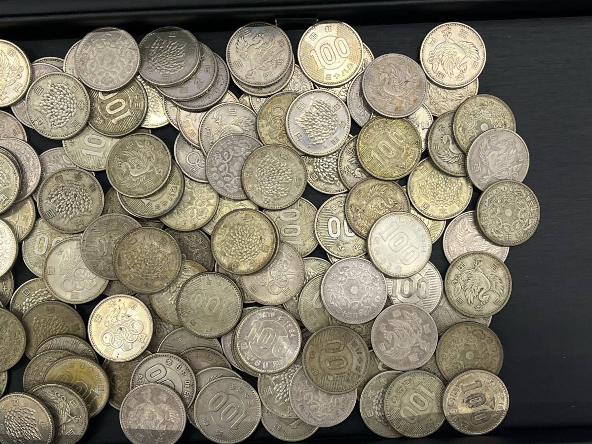 #6440 総重量 734g 銀貨まとめ/100円銀貨 鳳凰 稲穂 オリンピック 132枚 額面13 200円分/1000円銀貨 5枚 額面5，000円分/現状保管品(昭和)｜売買された ...
