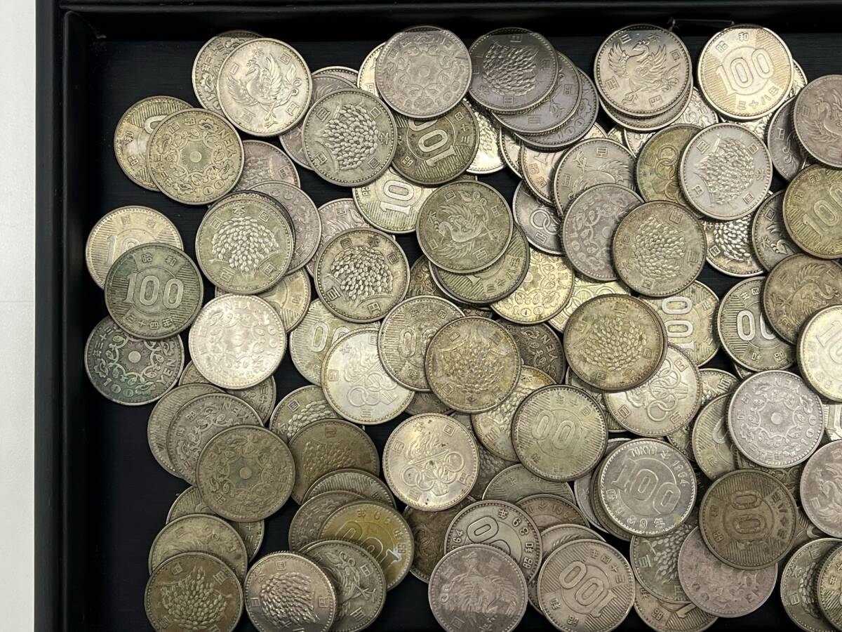 #6440 総重量 734g 銀貨まとめ/100円銀貨 鳳凰 稲穂 オリンピック 132枚 額面13 200円分/1000円銀貨 5枚 額面5，000円分/現状保管品(昭和)｜売買された ...
