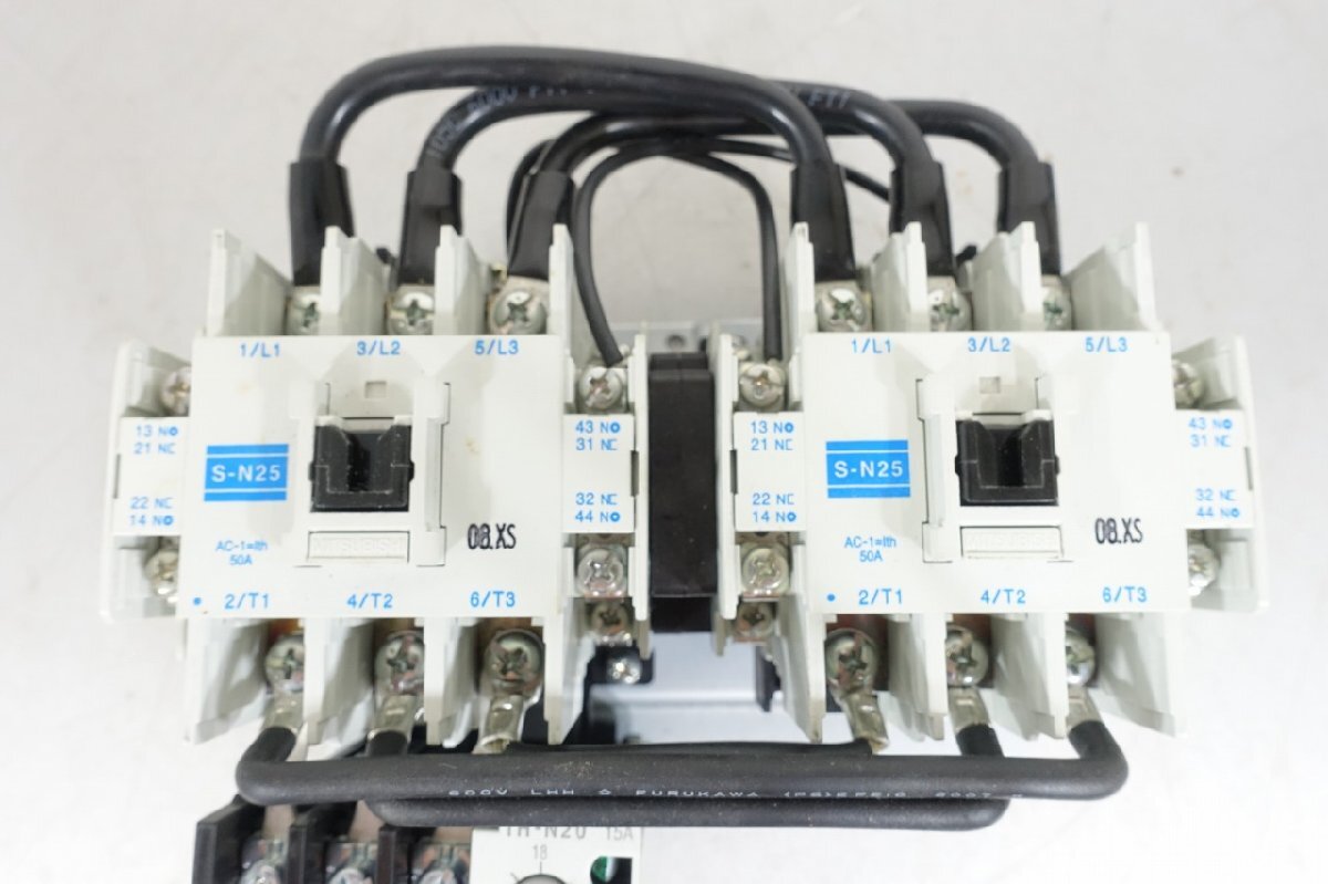 Yahoo!オークション - 三菱電機 マグネットスイッチ 可逆型 S-N25 5.5k...