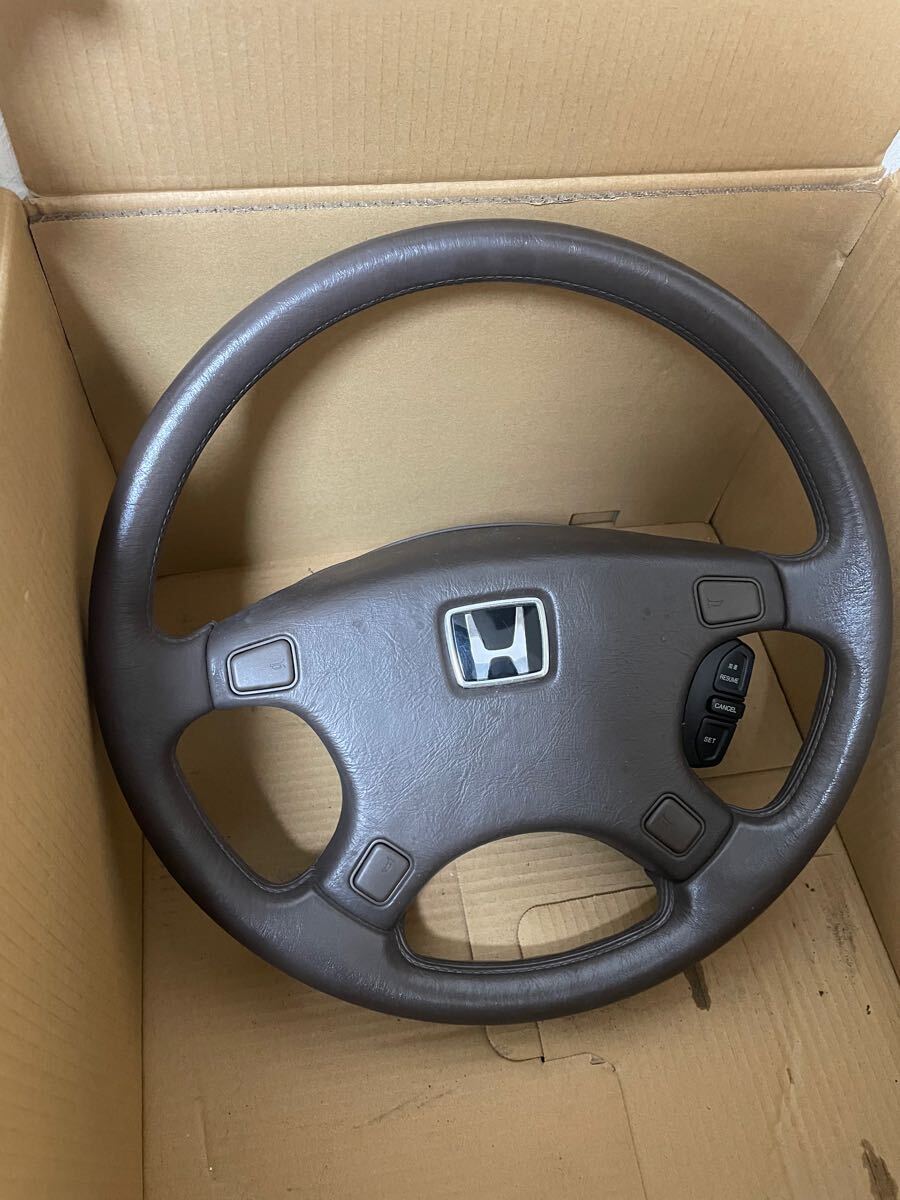 Yahoo!オークション - CC2 インスパイア 純正ステアリング 程度良好 ビ...
