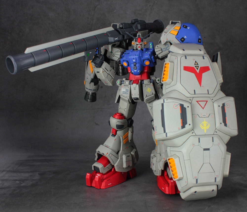 日本代購代標第一品牌【樂淘letao】－MG 1/100 GP02 サイサリス 改修塗装済み完成品