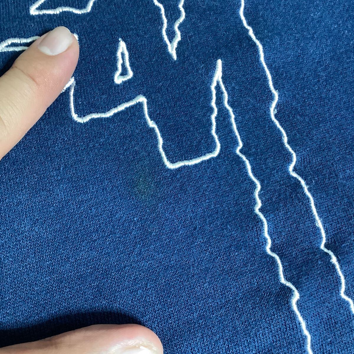 Yahoo!オークション - や1495 STUSSY ステューシー ロゴ刺繍 スウェッ...