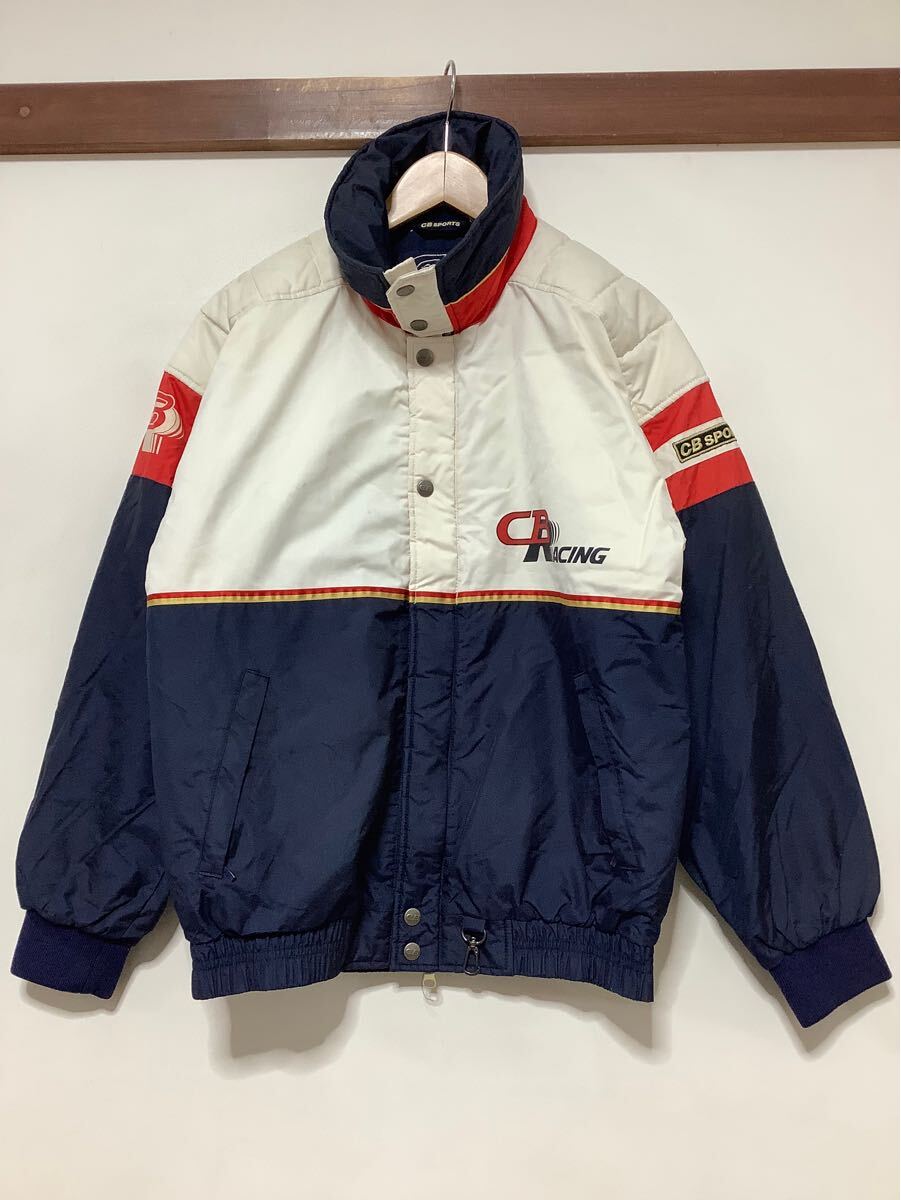 も1449 CB SPORTS RACING ライダースジャケット ライディングジャケット Mサイズ相当 トリコロール 中綿ジャケット 日本製 オールド ZONE(Mサイズ)｜売買された ...