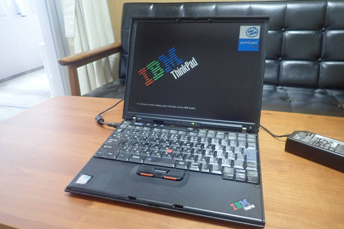 Yahoo!オークション - ジャンク 希少 IBM（Lenovo） ThinkPad X40 レノ...