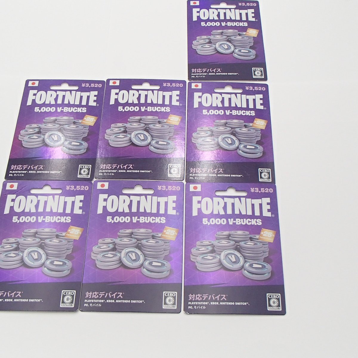 Yahoo!オークション - Fortnite V-BUCKS フォートナイト5000Vバックス...