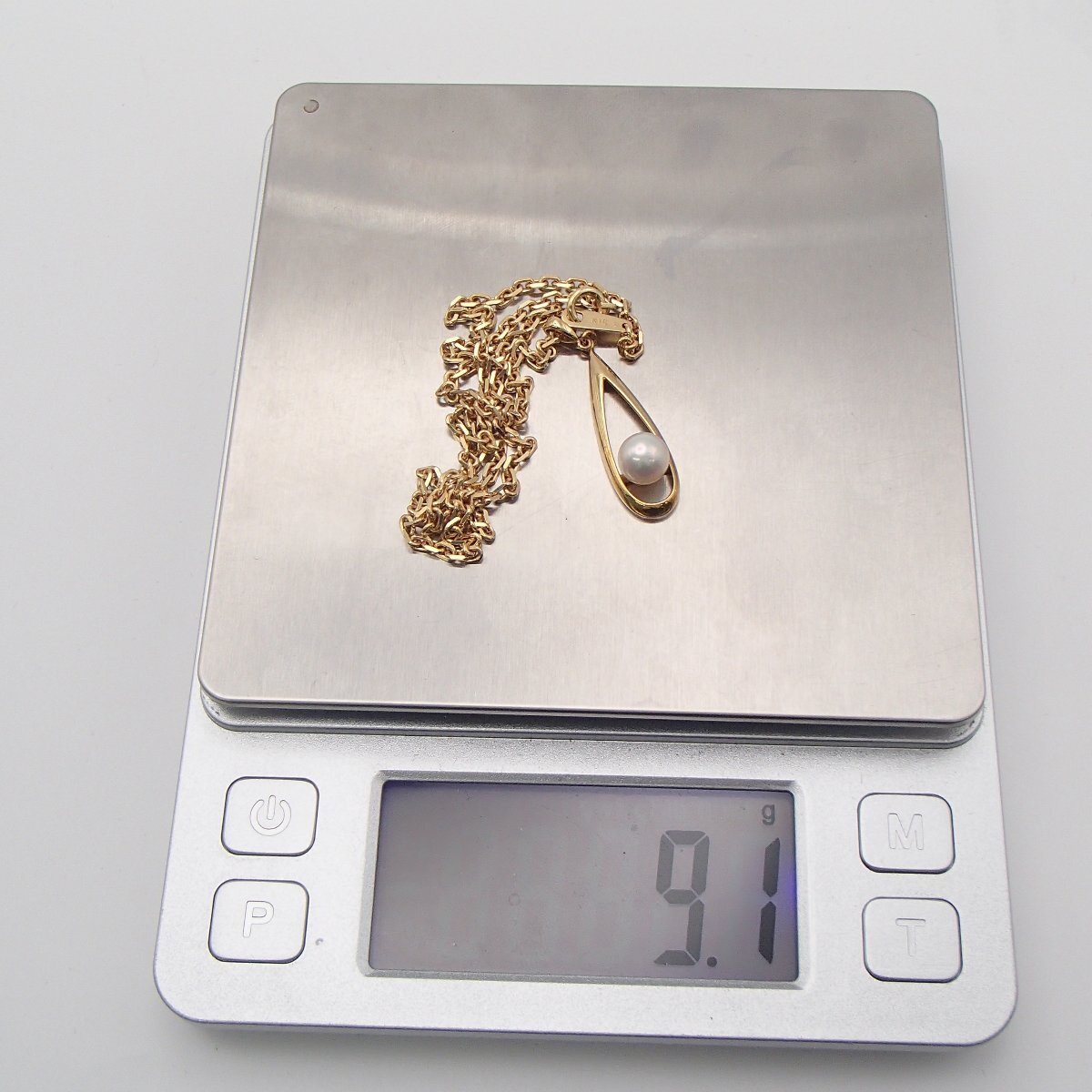 Yahoo!オークション - MIKIMOTO ミキモト パール ネックレス /K18 約9...