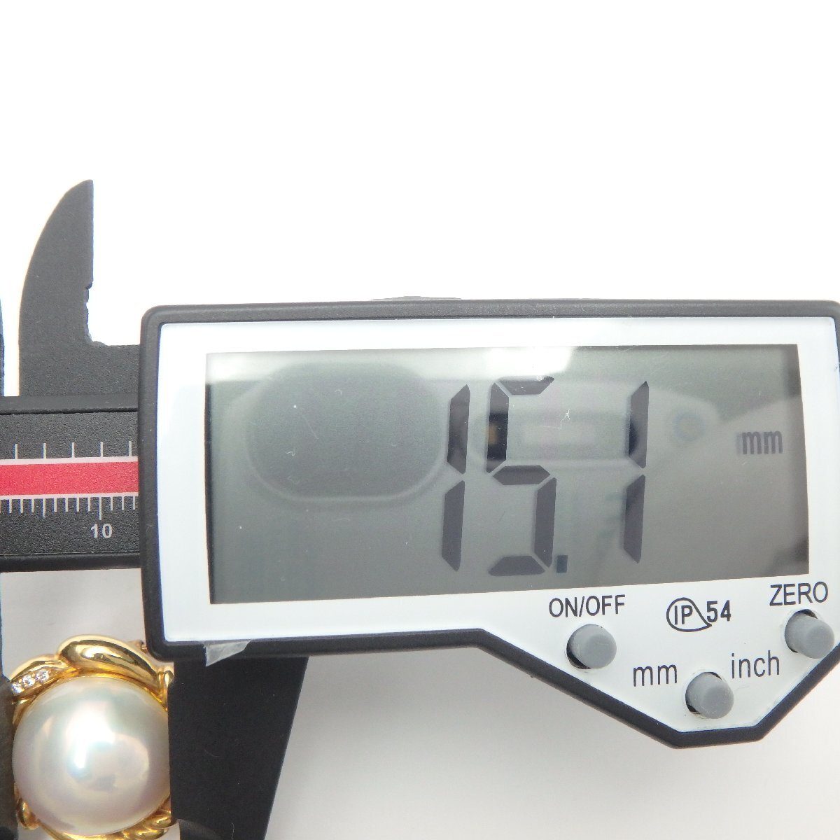 Yahoo!オークション - マベパール イヤリング / K18 0.02ct 約12.5g